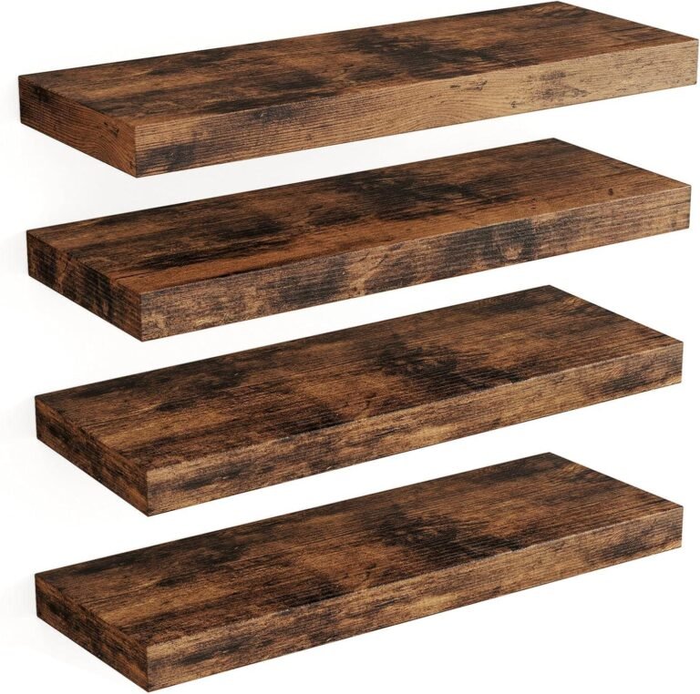 We Tested Fixwal's Rustic Floating Shelves for Your Home - CozyGrain ...
